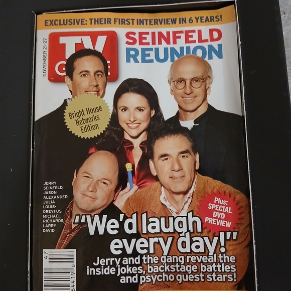 Accents | Tv Guide Seinfeld Reunion Magazine Plus Adam West Batman ...